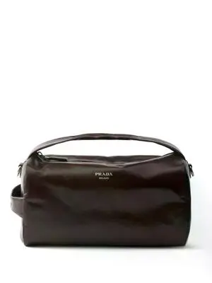 Prada Leather Tote - Brown