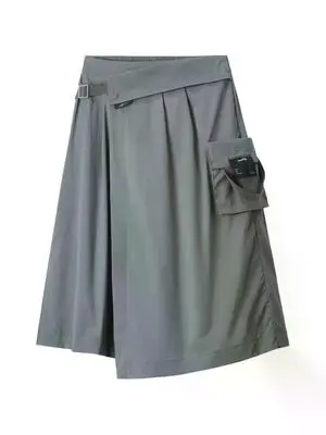 Izzue Buckle-detail Midi Skirt