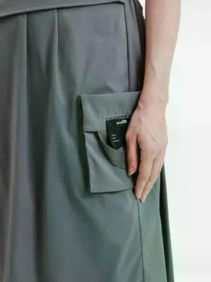 Izzue Buckle-detail Midi Skirt