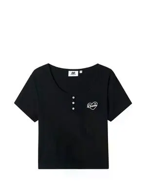 Chocoolate Ribbed T-shirts For Women