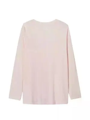B+AB Buttoned Long-sleeve Top - Pink