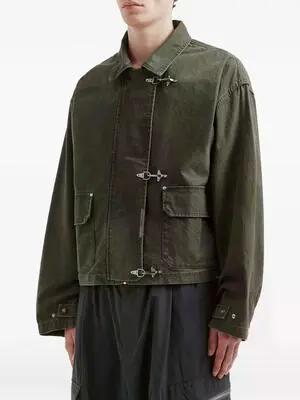 FIVE CM Flap-pocket Toggle Jacket - Green