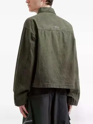 FIVE CM Flap-pocket Toggle Jacket - Green