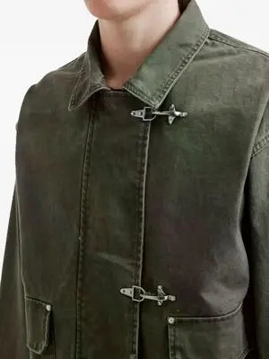 FIVE CM Flap-pocket Toggle Jacket - Green