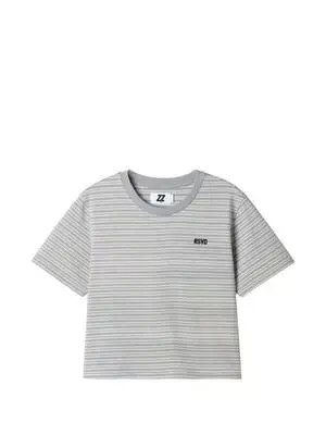 Izzue Striped Round-neck T-shirt - Grey
