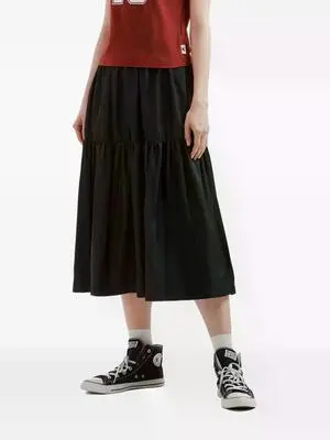 CHOCOOLATE Tiered Skirt - Black