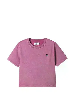 Izzue Patch T-shirt - Pink