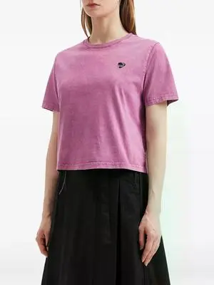 Izzue Patch T-shirt - Pink