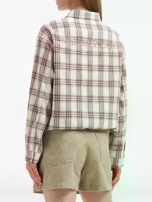 Izzue Check Pocket Shirt - White