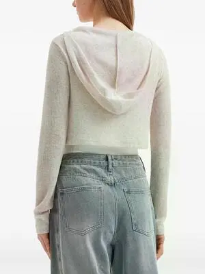 B+AB Draped Hooded Top - Neutrals
