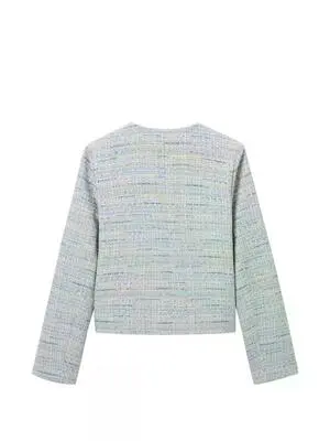 B+AB Tweed Jacket With Fringe