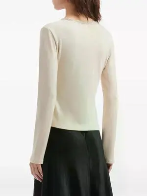 B+AB Lace-trimmed Top