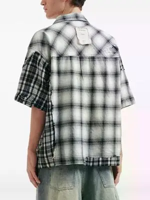 FIVE CM Check Patch Shirt