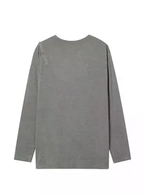 B+AB Buttoned Long-sleeve Top - Grey