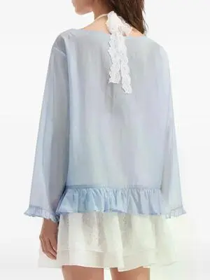 B+AB Lace Ruffled Playsuit