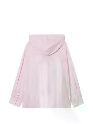 B+AB Hooded Striped Shirt - Pink