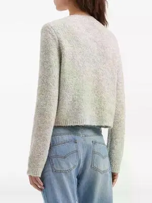 B+AB Crew Neck Cardigan - Grey