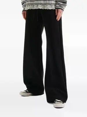TOUT A COUP Drawstring Track Pants - Black