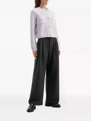 B+AB Pleated Wide-leg Trousers