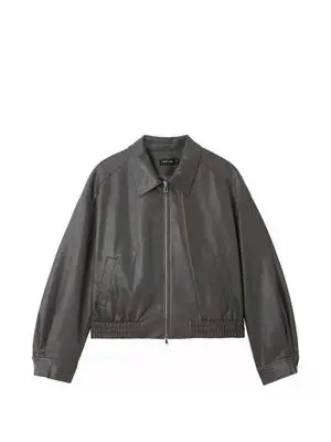 TOUT A COUP Collared Zip-up Bomber Jacket