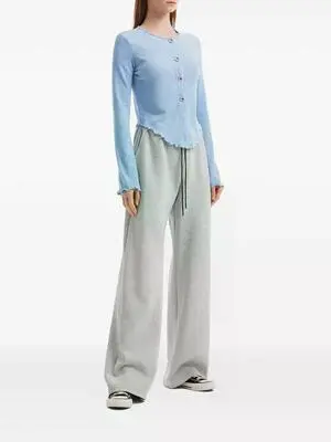 TOUT A COUP Drawstring Track Pants - Grey