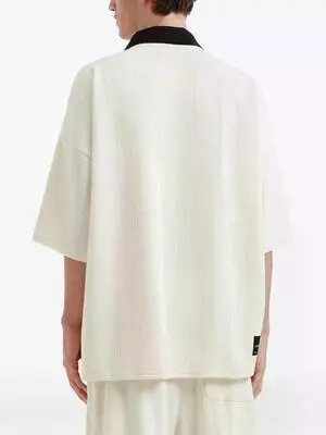 FIVE CM V-neck Short-sleeved T-shirt - Neutrals