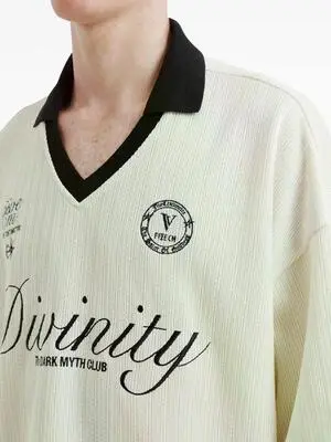 FIVE CM V-neck Short-sleeved T-shirt - Neutrals
