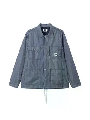 Izzue Striped Patch Jacket