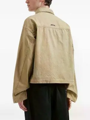 FIVE CM Flap-pocket Hook Jacket - Neutrals