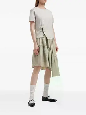 B+AB Ruffled Asymmetric Skirt