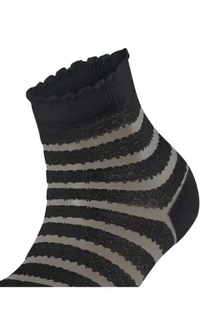 Falke Stripe Border Lace Ankle Socks