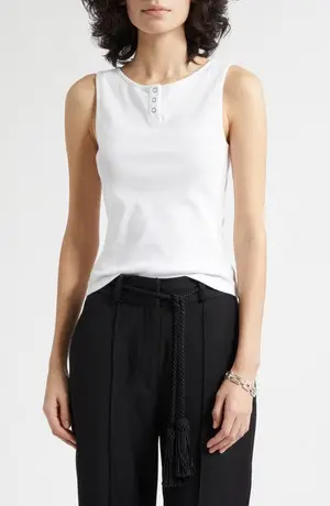 Posse Henley Cotton Tank