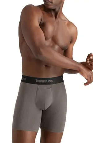 Tommy John Second Skin Luxe Rib 6-inch Boxer Briefs - Falcon