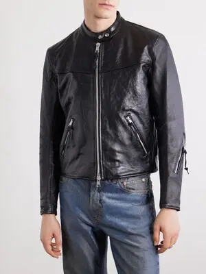 Our Legacy Yurei Leather Jacket - Black