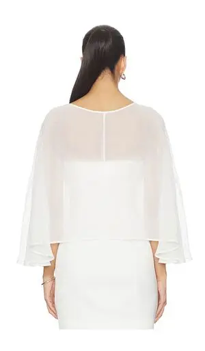 4TH & RECKLESS Edwina Chiffon Cape