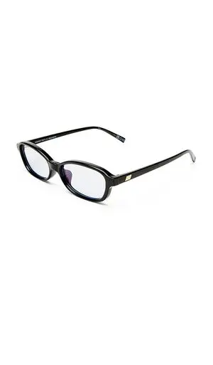 Le Specs Honey Pot Blue Light Eyeglasses - Black