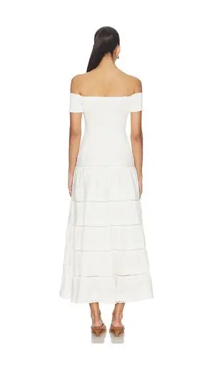 Heartloom Celsa Off-the-shoulder Smocked Bodice Maxi Dress