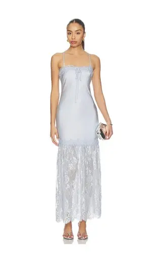 Heartloom Peche Dress - Sky