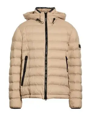 Peuterey PEUTEREY Quilted Hooded Down Jacket Sand