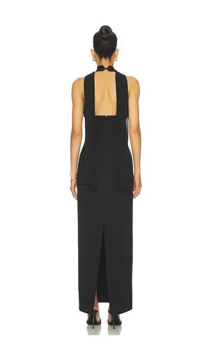 Misha Collection Capezza Silk Dress - Black