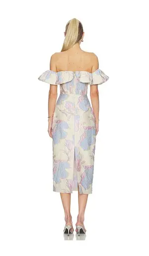 ELLIATT Marlene Strapless Midi Dress