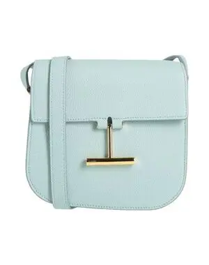 TOM FORD Leather Cross-body Flap Bag Blue