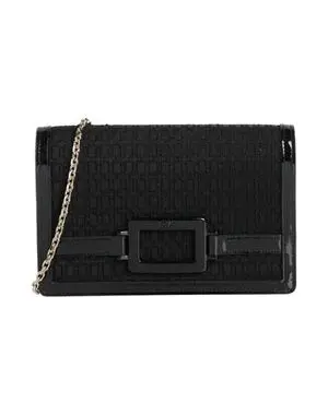 ROGER VIVIER Cross-body Bag In Textile Fibers And Leather