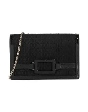 ROGER VIVIER Cross-body Bag In Textile Fibers And Leather