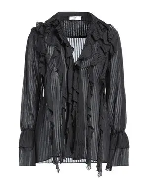 PT TORINO Ruched Striped Shirt