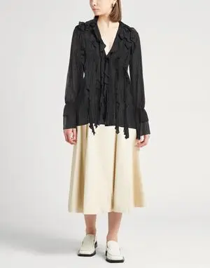 PT TORINO Ruched Striped Shirt