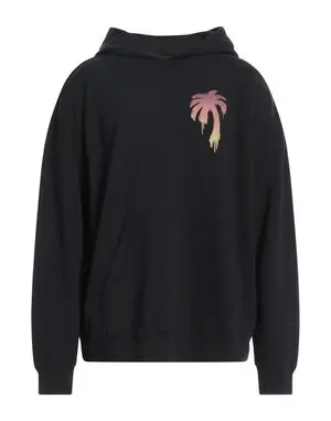 Palm Angels Cotton And Elastane Sweatshirt - Black
