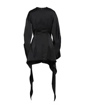 Attico Viscose Asymmetrical Mini Dress