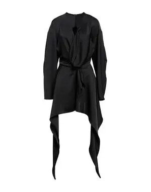 Attico Viscose Asymmetrical Mini Dress