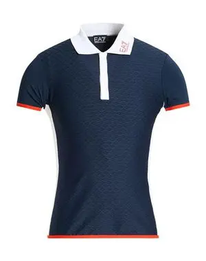 EA7 Polo Shirt Size Polyester, Elastane